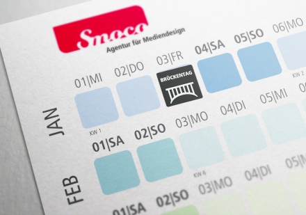 Smoco Wandkalender 2014 | Werbeagentur & Social Media Stuttgart